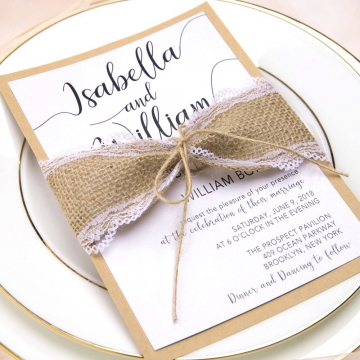 Gorgeous rustic wedding invitations for your earthy country weddings.